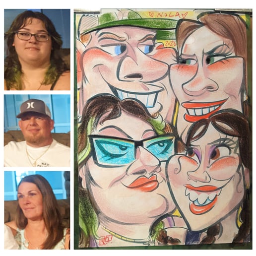 Hire Professional Caricatures - Caricaturist in New Orleans, LA | GigSalad